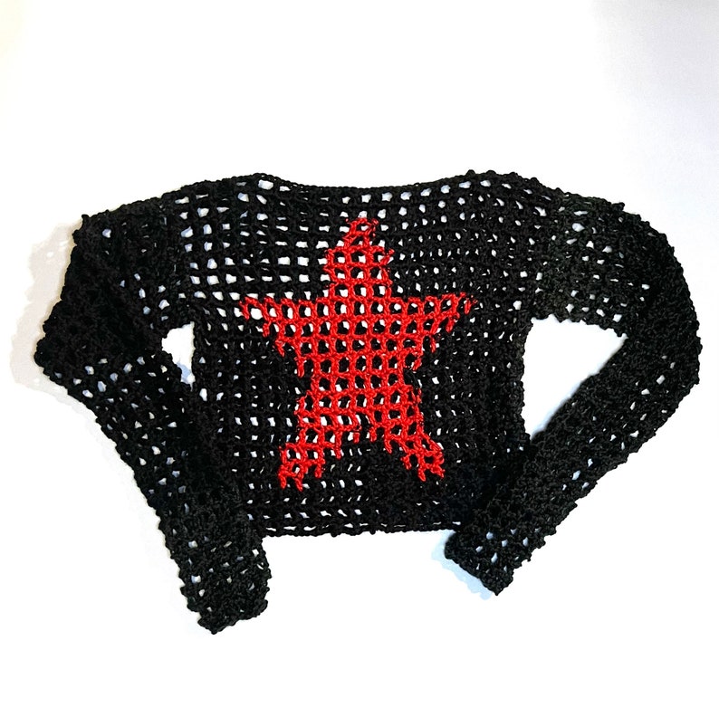Crochet Star Sweater - Etsy