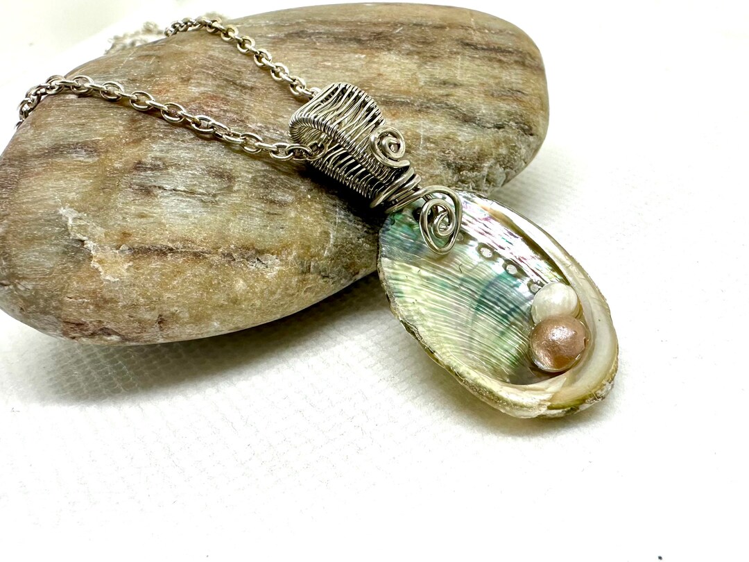 Abalone and Pearl Necklace - Authentic Nautical Jewelry From San Diego ...