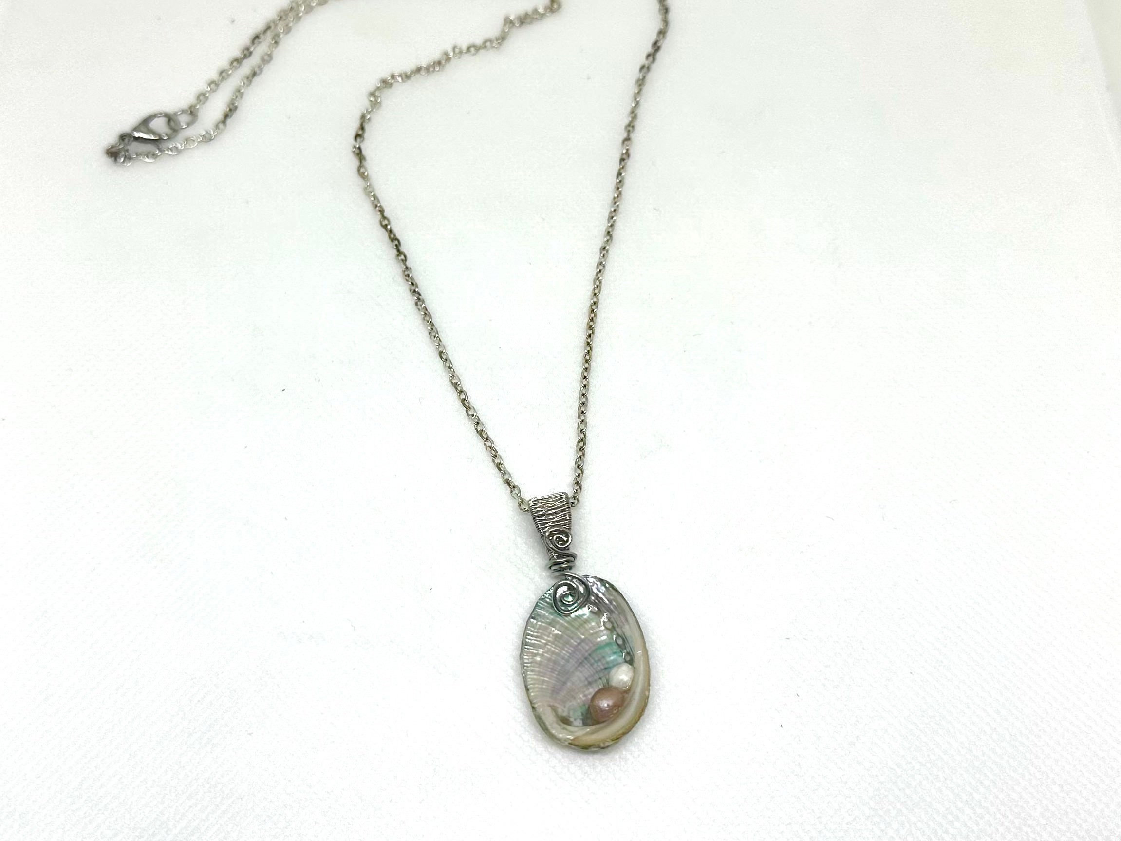 Abalone and Pearl Necklace - Authentic Nautical Jewelry From San Diego ...