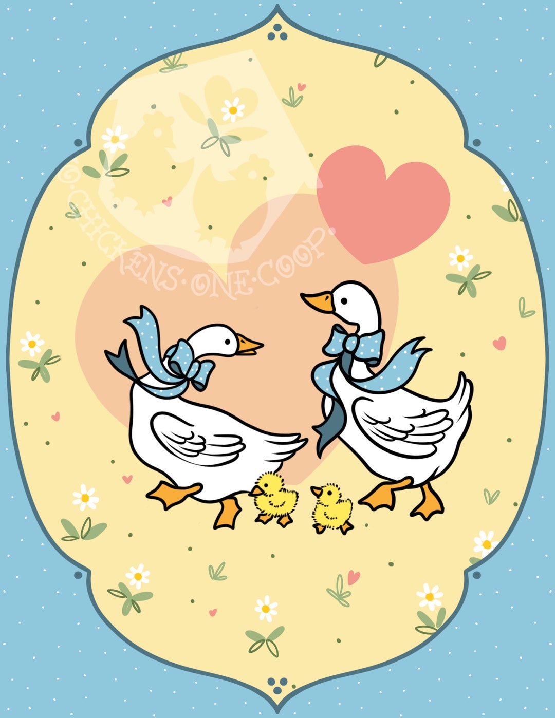 Country Goose Decor Print - Etsy