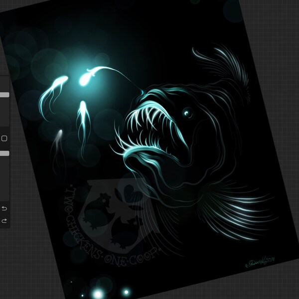 Angler Fish Lamp - Etsy