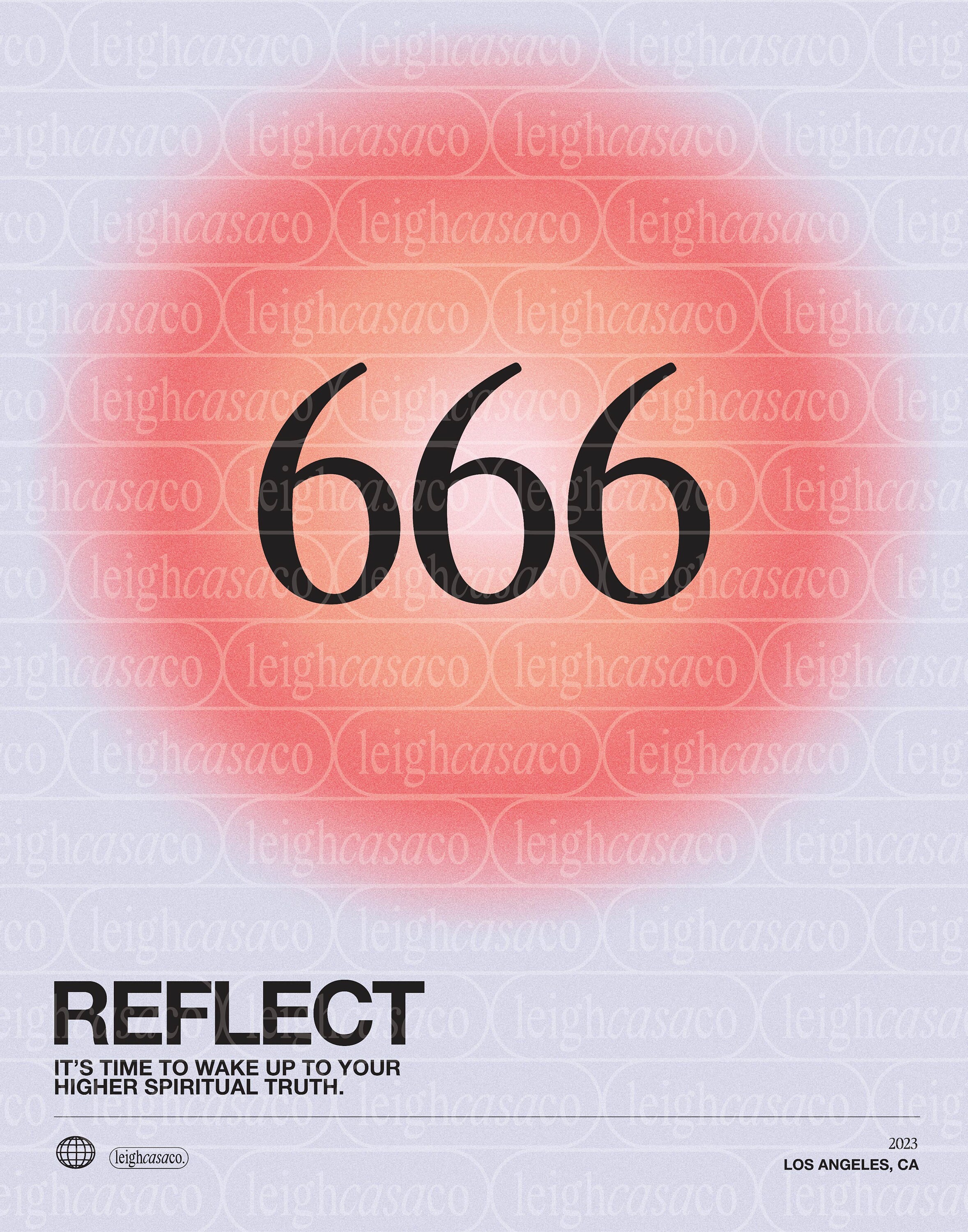 Aura Angel Number 666 Poster Instant Printable Download, Angel Number ...