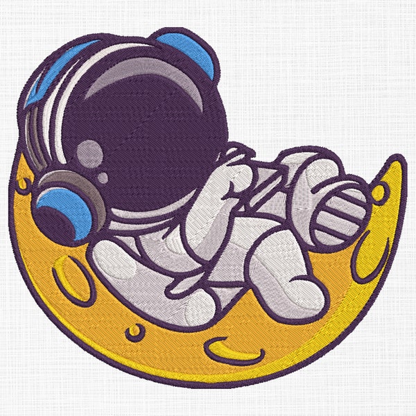Astronaut Embroidery - Etsy
