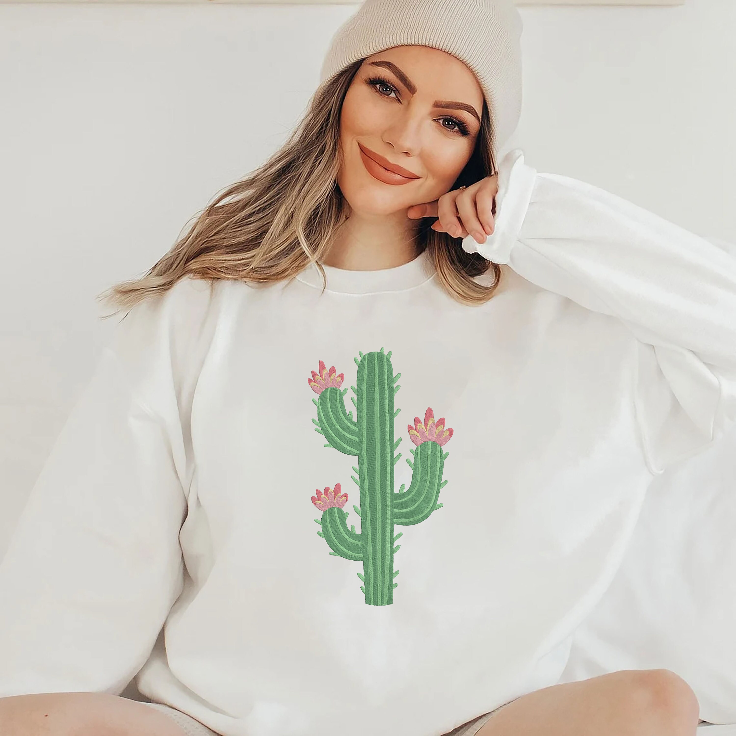 Cactus Machine Embroidery Design Cute Cactus Plant Embroidery Cactus ...