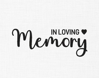 In the Memory of Father Machine Embroidery Design Instant Download, 6 ...