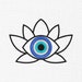 Evil Eye Embroidery Design Eye With Flower Embroidery Design Machine ...
