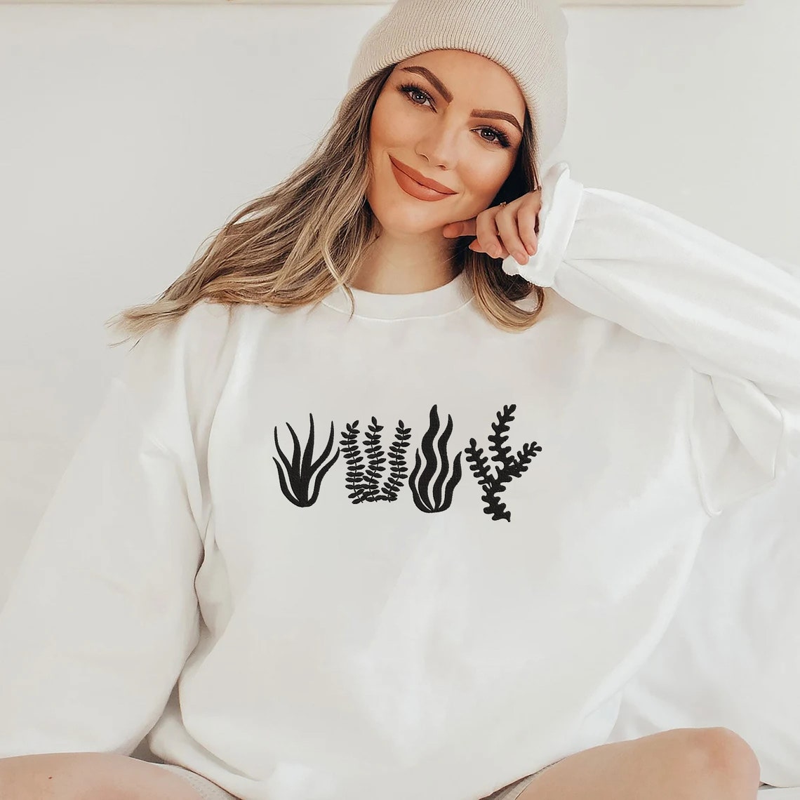 Seaweed Embroidery Design Ocean Reeds Corals Machine - Etsy