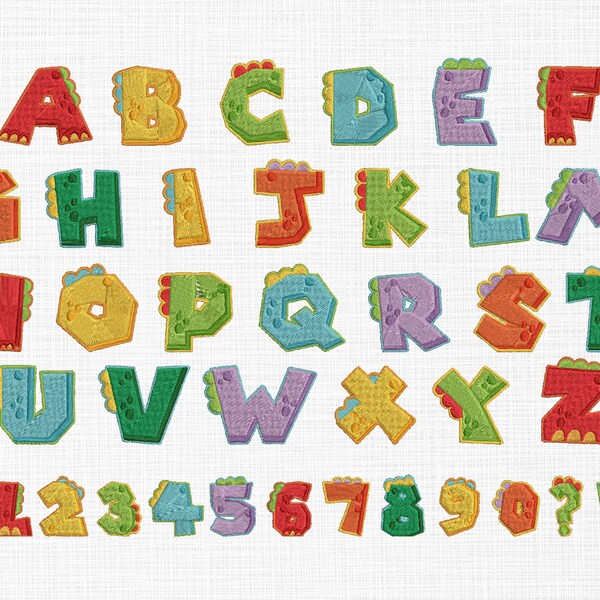 Embroidery Alphabet - Etsy