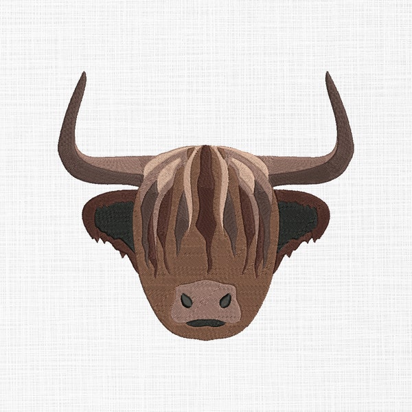 Yak Embroidery Design - Etsy