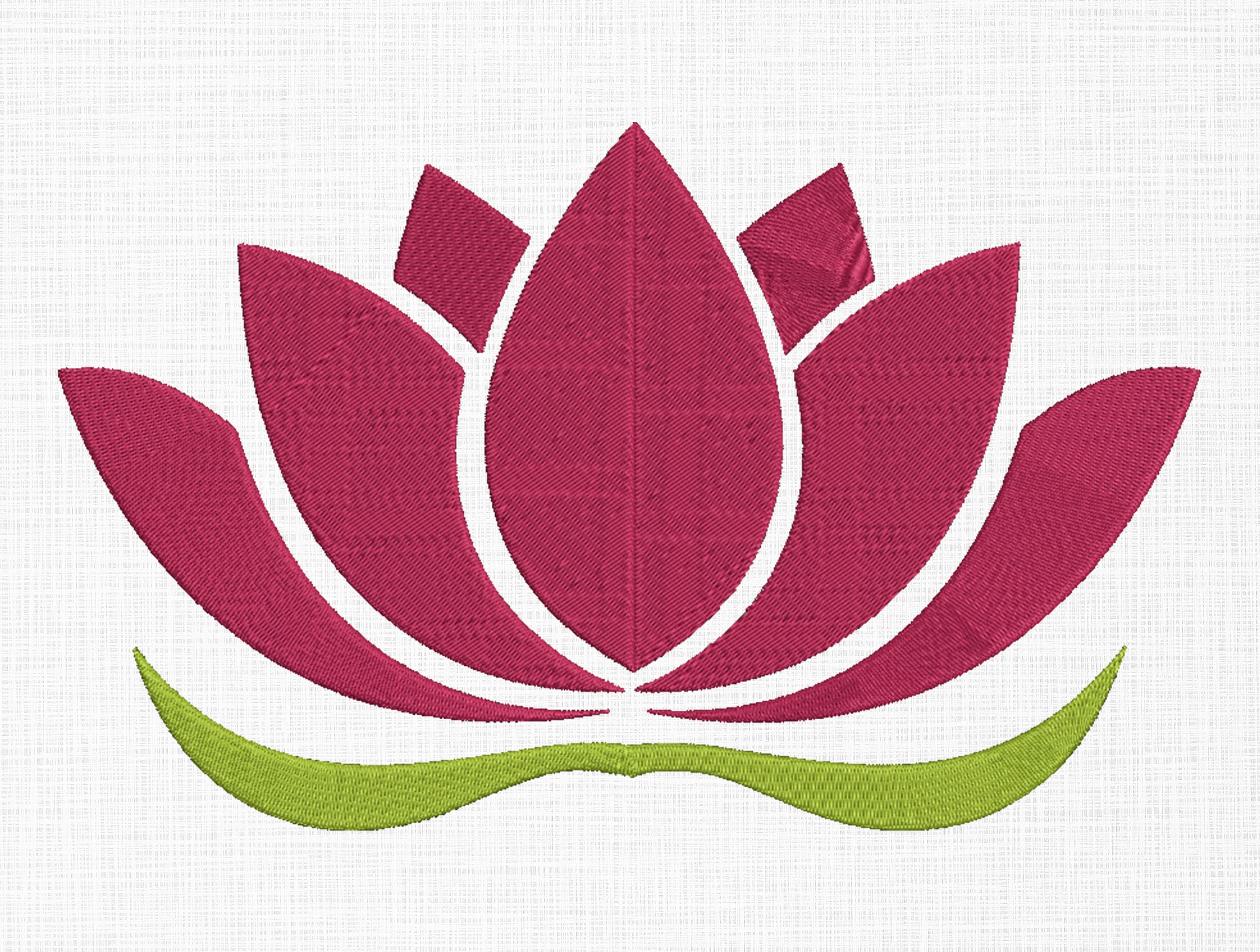 Lotus Flower Machine Embroidery Designlotus Flower Flower Embroidery ...
