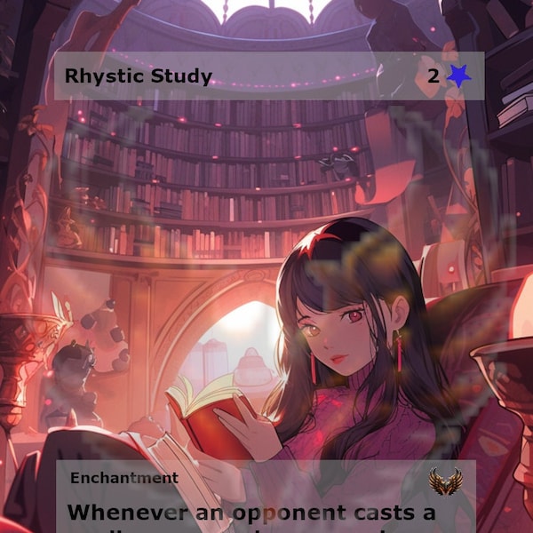Rhystic Study Proxy - Etsy