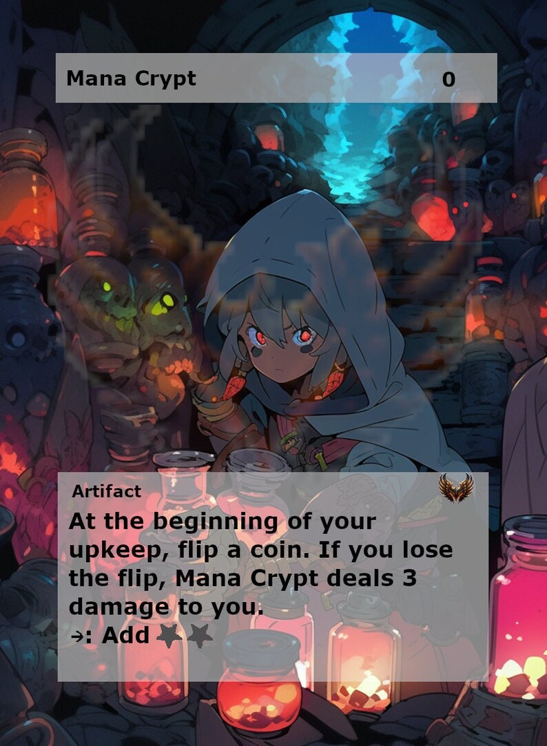 Custom Handmade Mana Crypt Proxy limited Run of 10 - Etsy