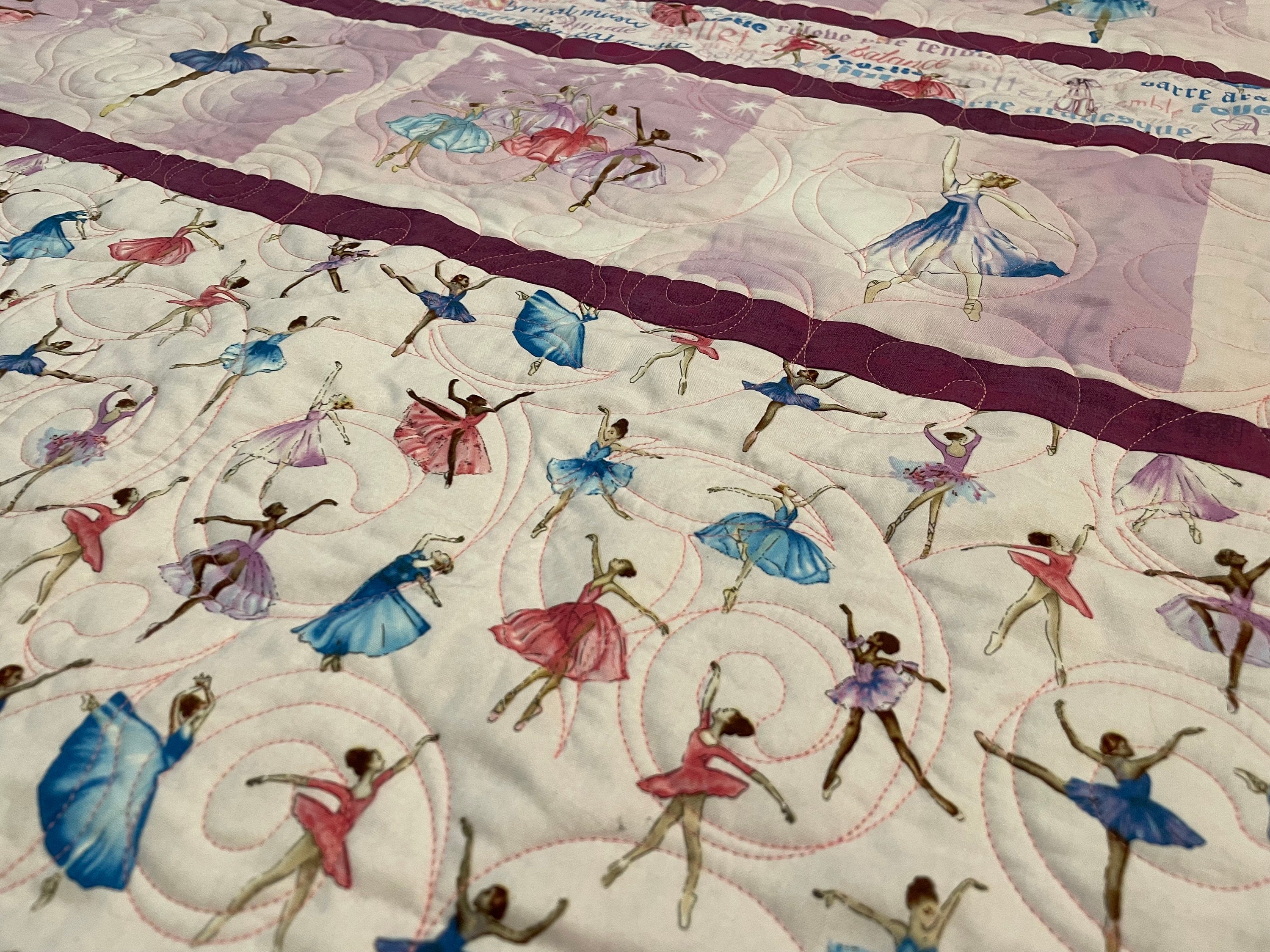 Dancing Ballet Quilt - Etsy