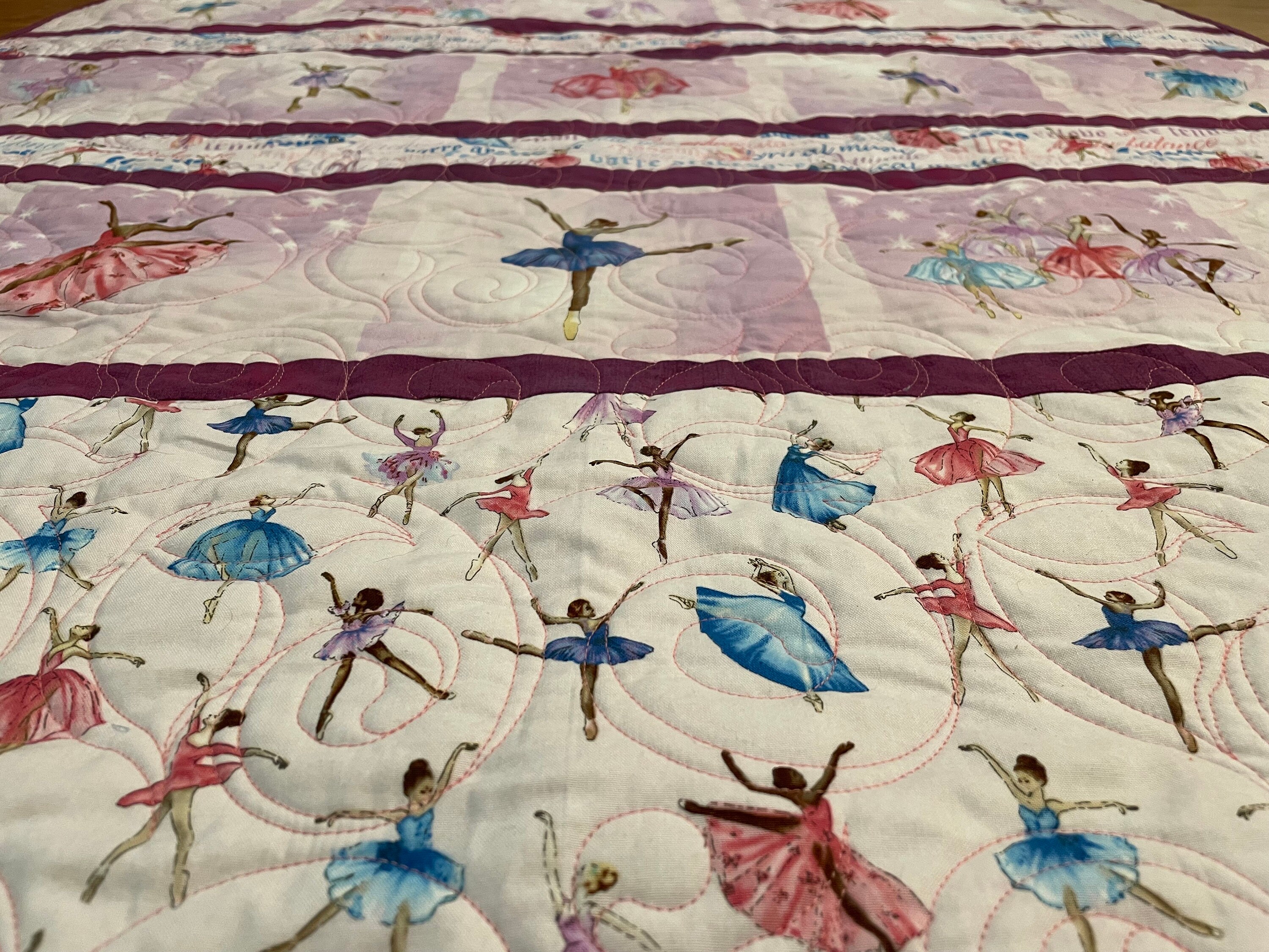 Dancing Ballet Quilt - Etsy