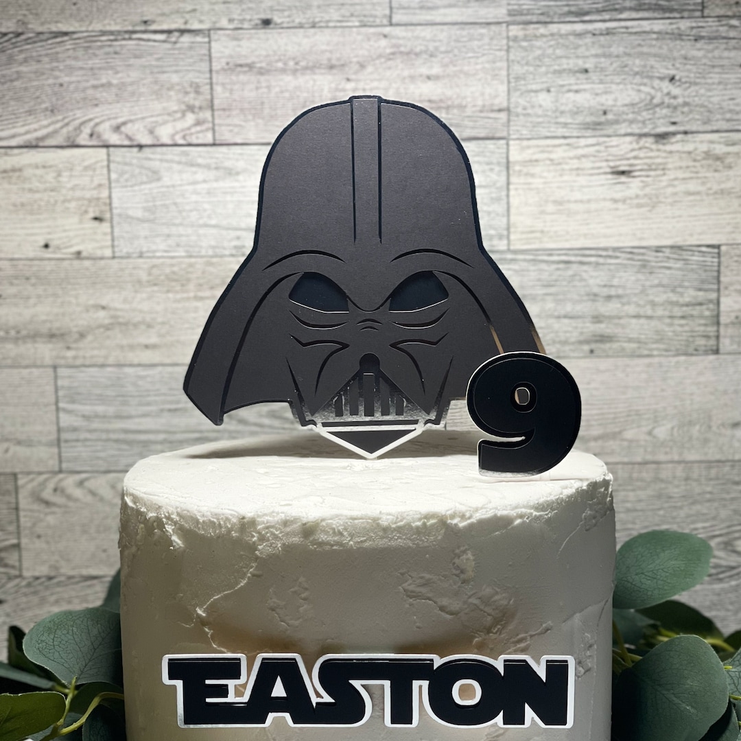 Star Wars Cake Topper Darth Vader Cake Topper Star Wars Darth Vader ...