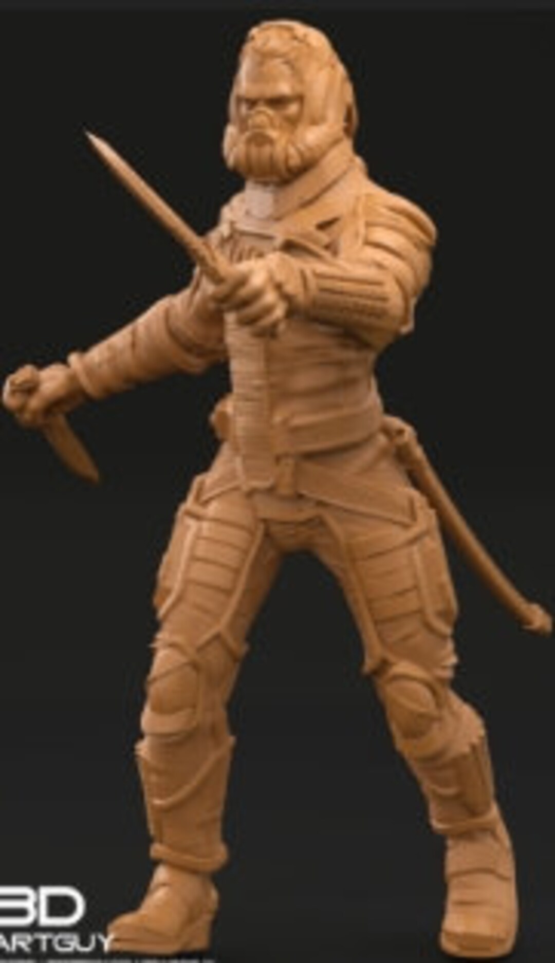 Desert Guard / Wargame Proxi / Tabletop RPG Mini / by - Etsy