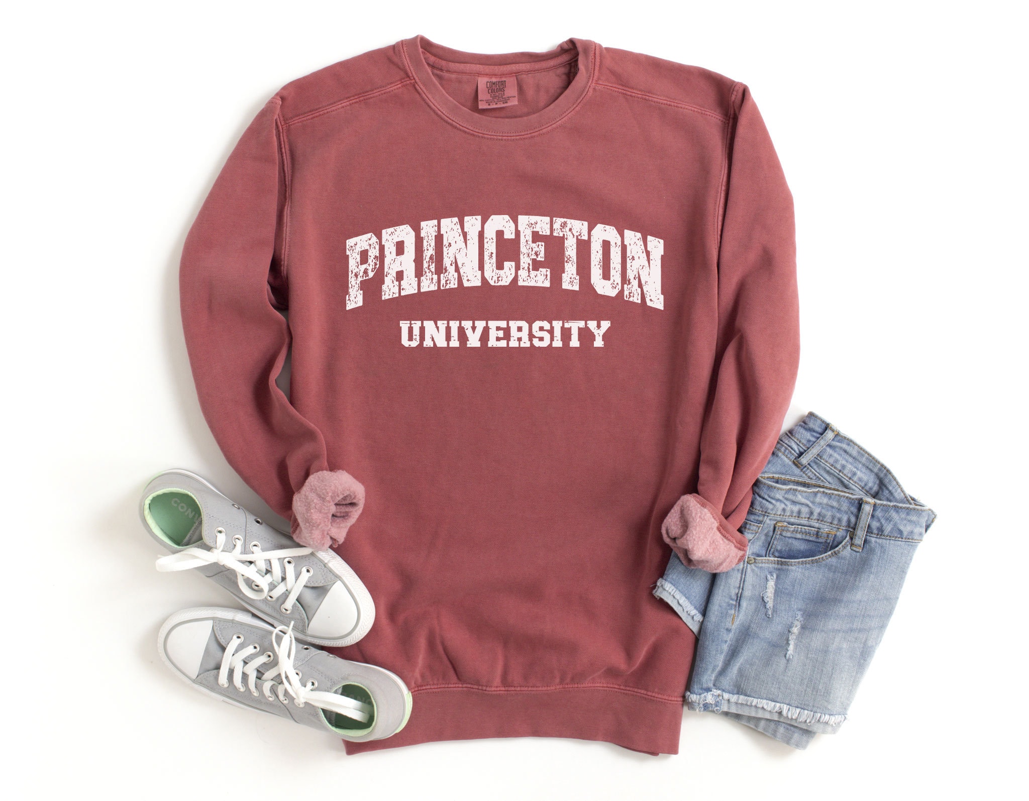 College Sweatshirt, Comfort Colors Sweatshirt, University Sweatshirt ...