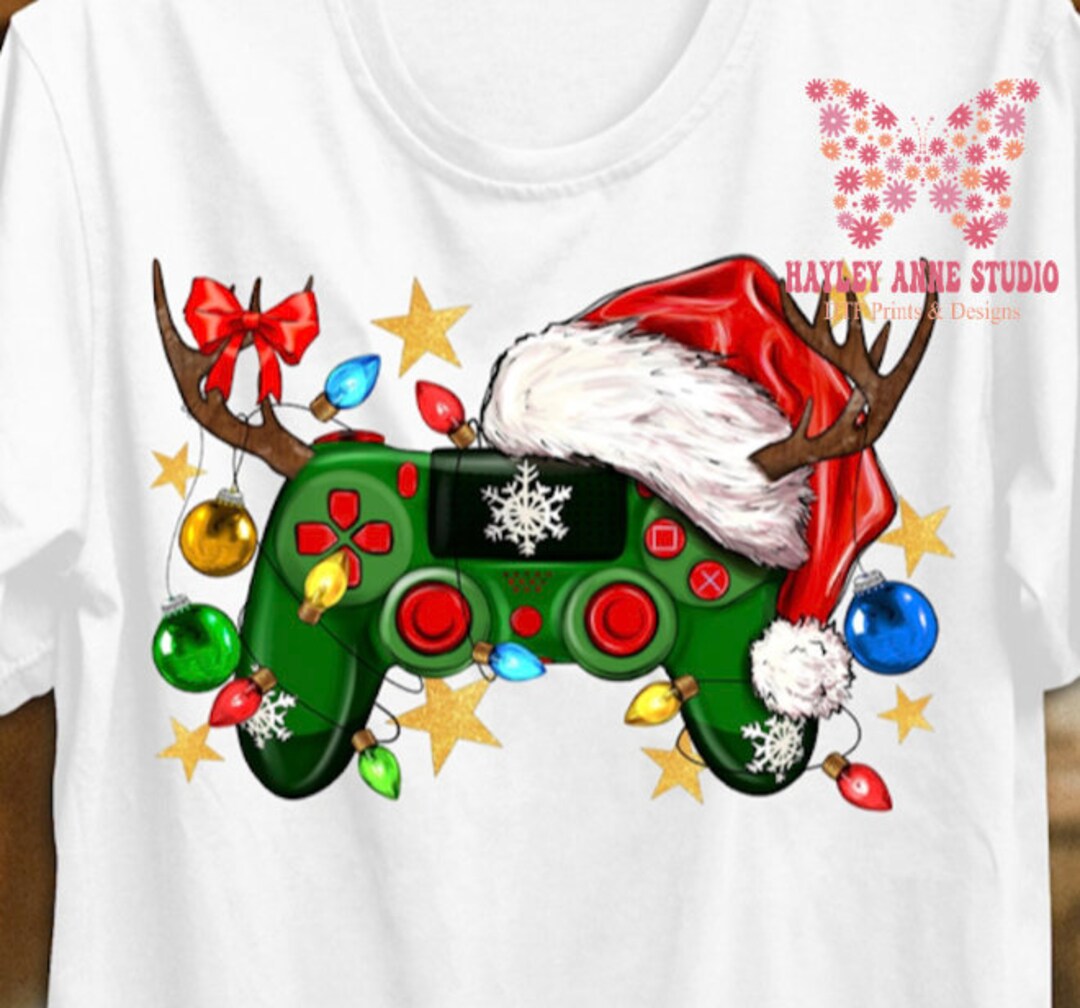 Christmas Game Controller, Boy Christmas, Gamer, Merry Christmas, DTF ...