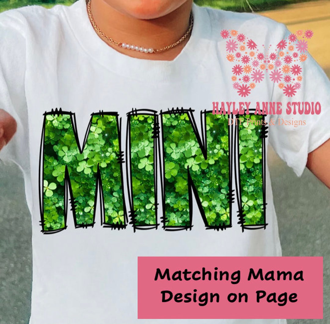 Shamrock Mini, Mama & Mini, St. Patricks Day, Shamrock, St Pattys ...