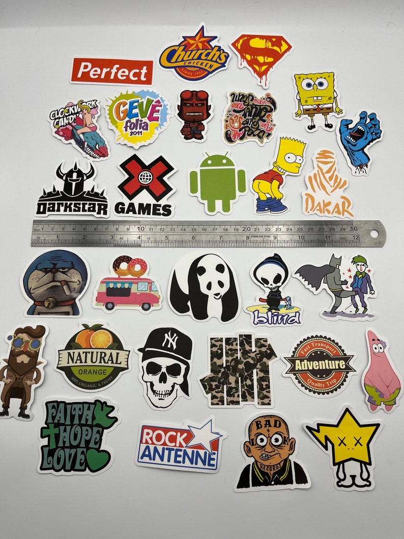 Random Cool Stickers // Vinyl Stickers // Waterproof Stickers - Etsy