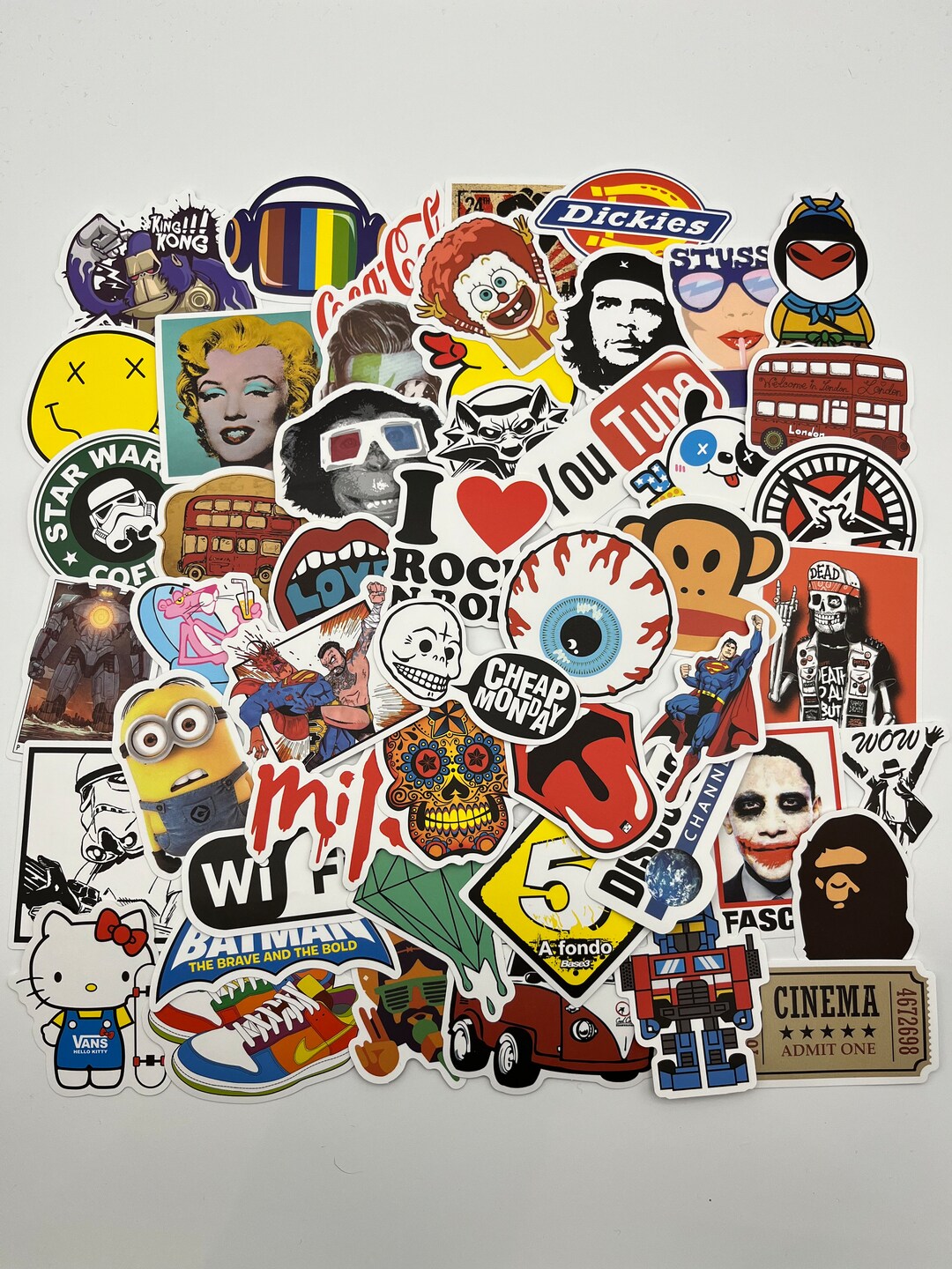 Random Cool Stickers // Vinyl Stickers // Waterproof Stickers - Etsy