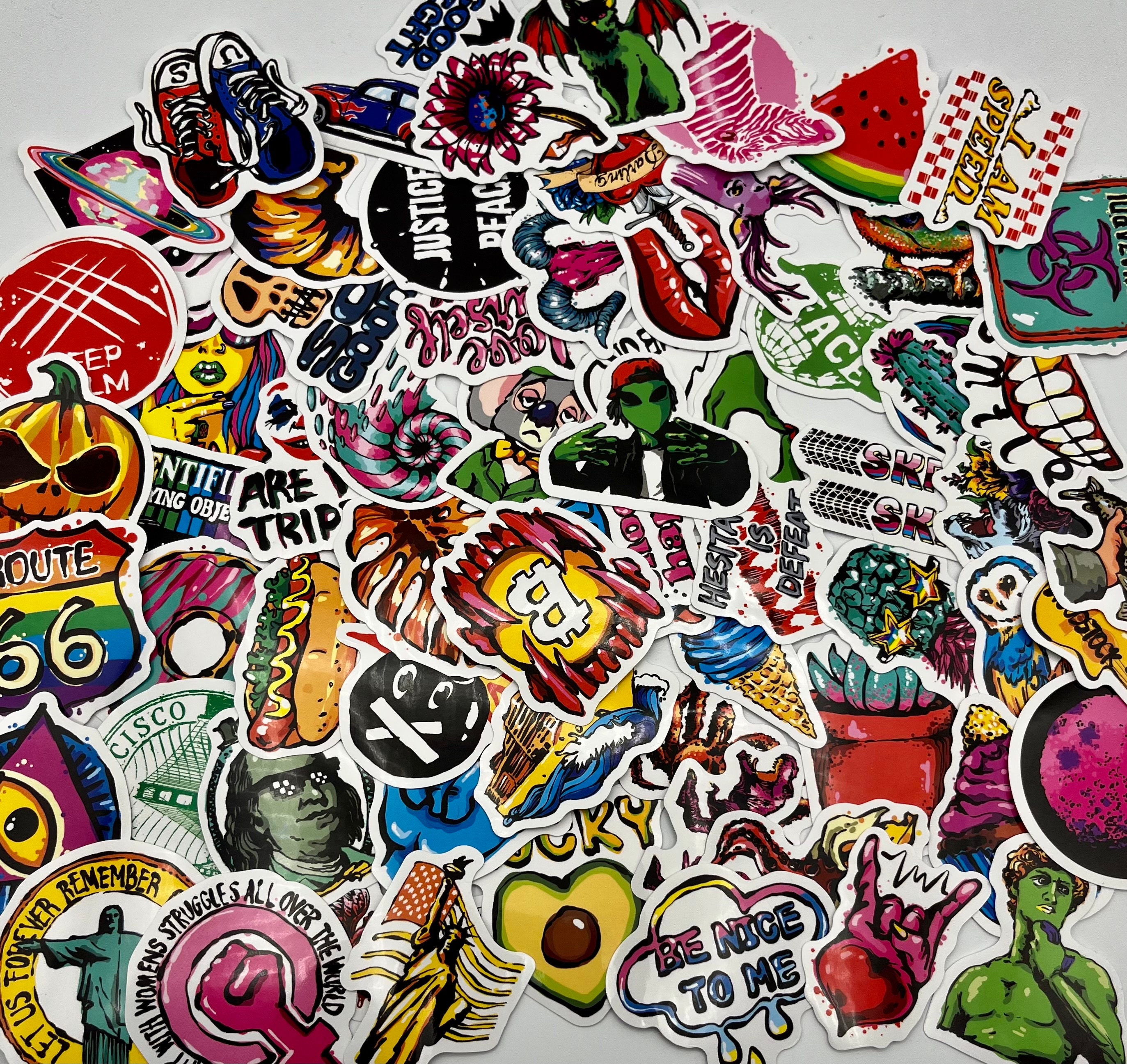 Artistic Stickers // Mix Style // Cool Stickers // Random Cool Stickers ...