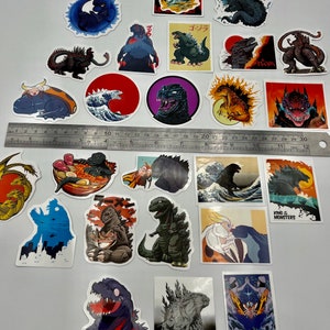 Godzilla Stickers // Random Cool Stickers // Vinyl Stickers ...