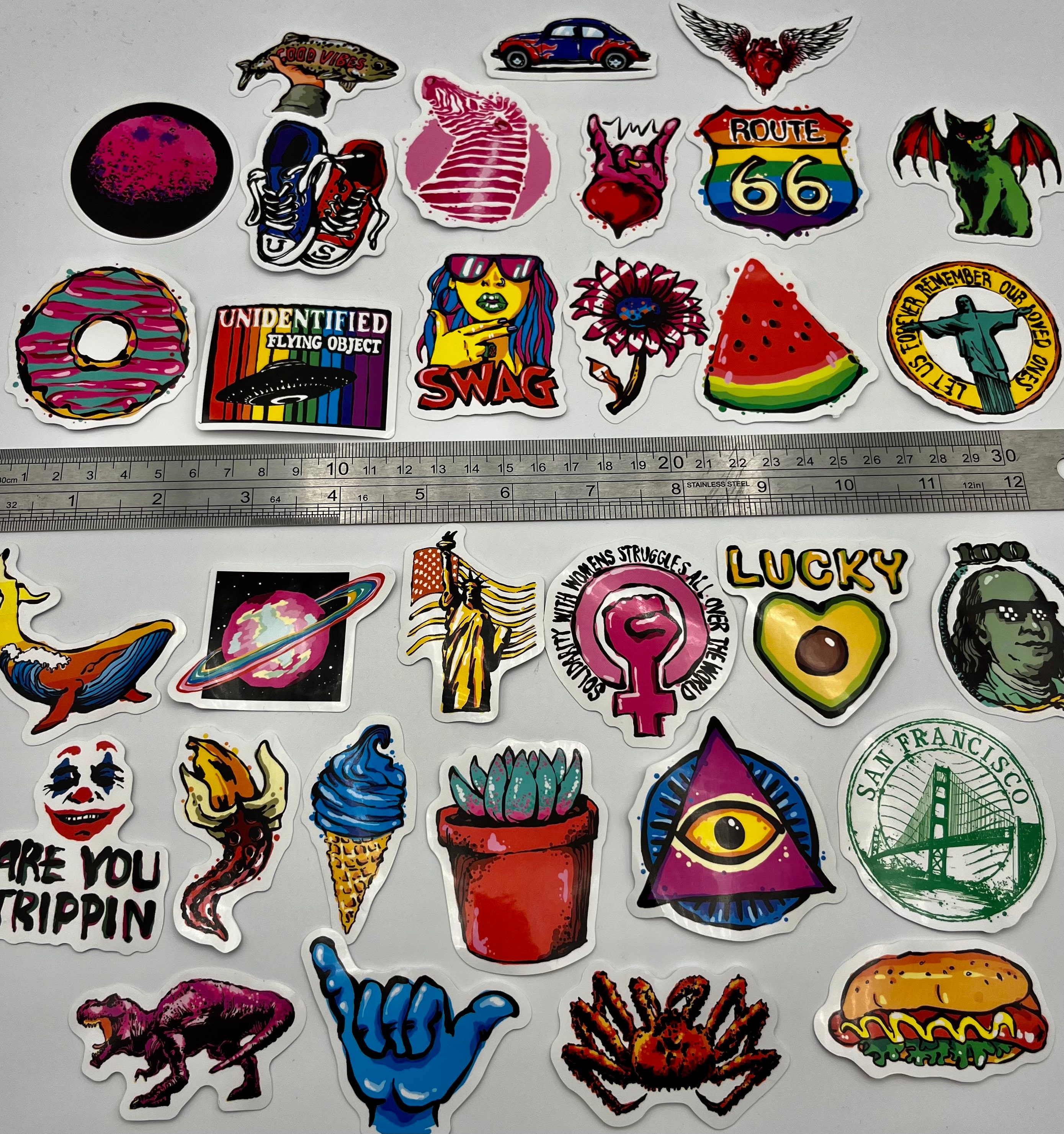 Artistic Stickers // Mix Style // Cool Stickers // Random Cool Stickers ...