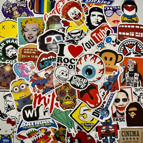 Random Cool Stickers // Vinyl Stickers // Waterproof Stickers - Etsy