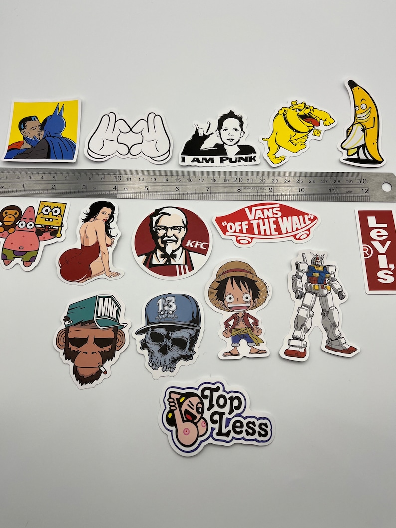 Random Cool Stickers // Vinyl Stickers // Waterproof Stickers - Etsy