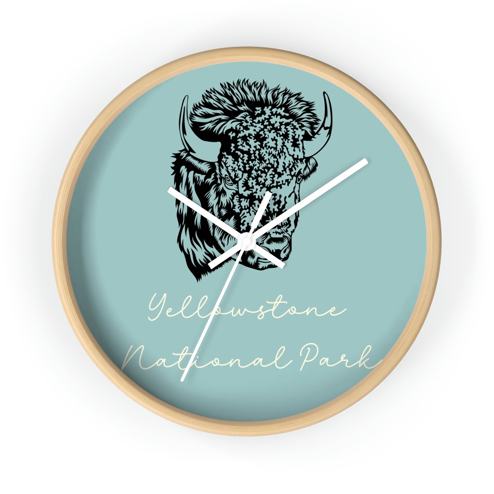 Yellowstone Wall Clock, National Park Clock, Yellowstone National Park ...