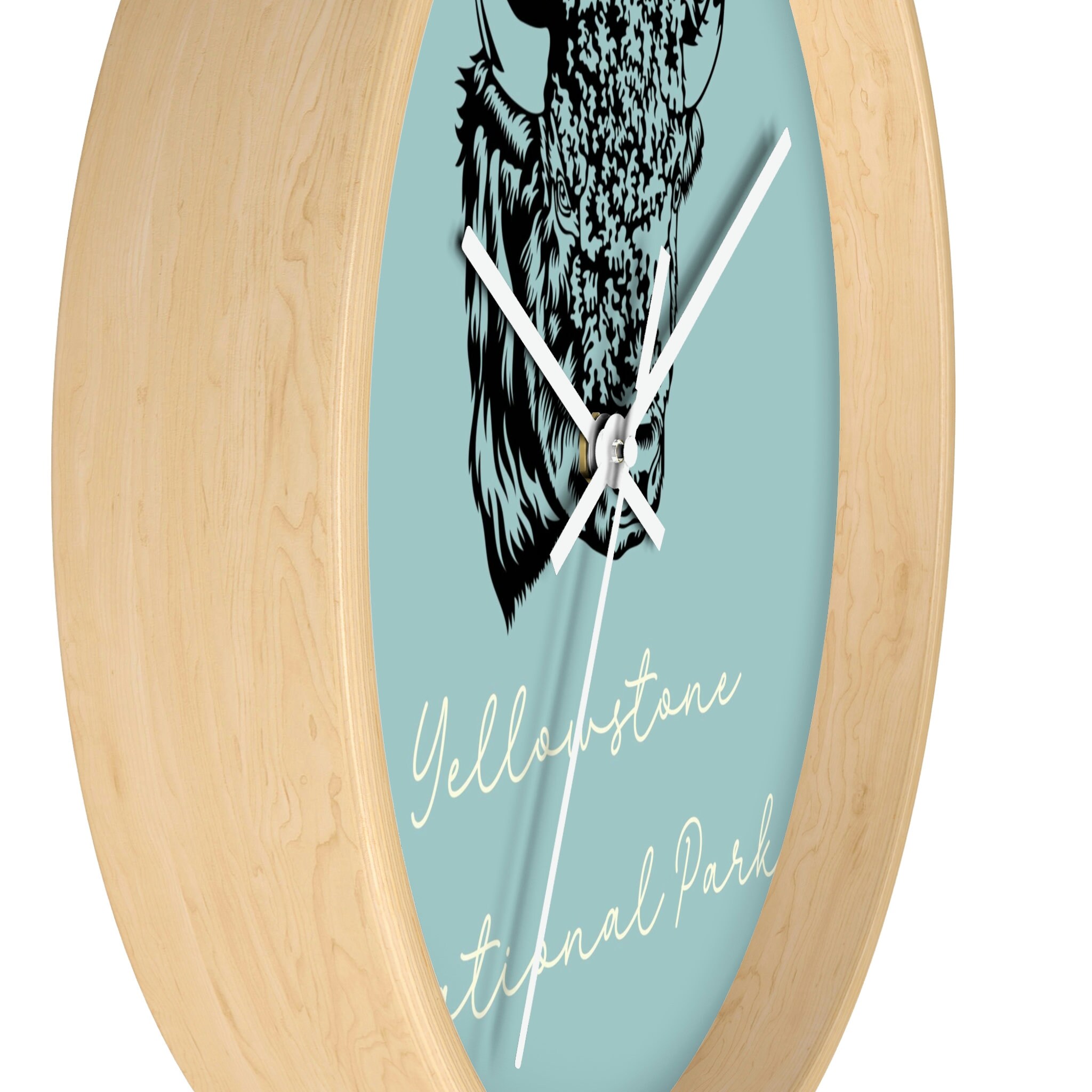 Yellowstone Wall Clock, National Park Clock, Yellowstone National Park ...