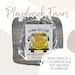 School Bus Playdough Printable Card Party Favors School Bus Digital ...