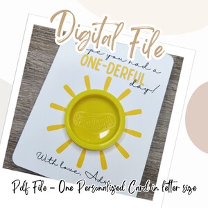 First Trip Around the Sun Playdough Favors | Birthday Party (digital ...