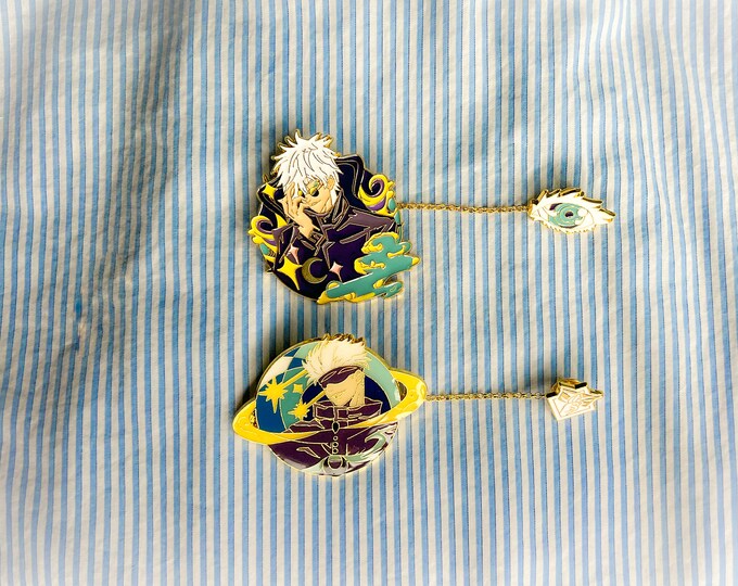 JJK Gojo Enamel Pin | Anime Pin | Anime Gift | Anime Accessories - Etsy