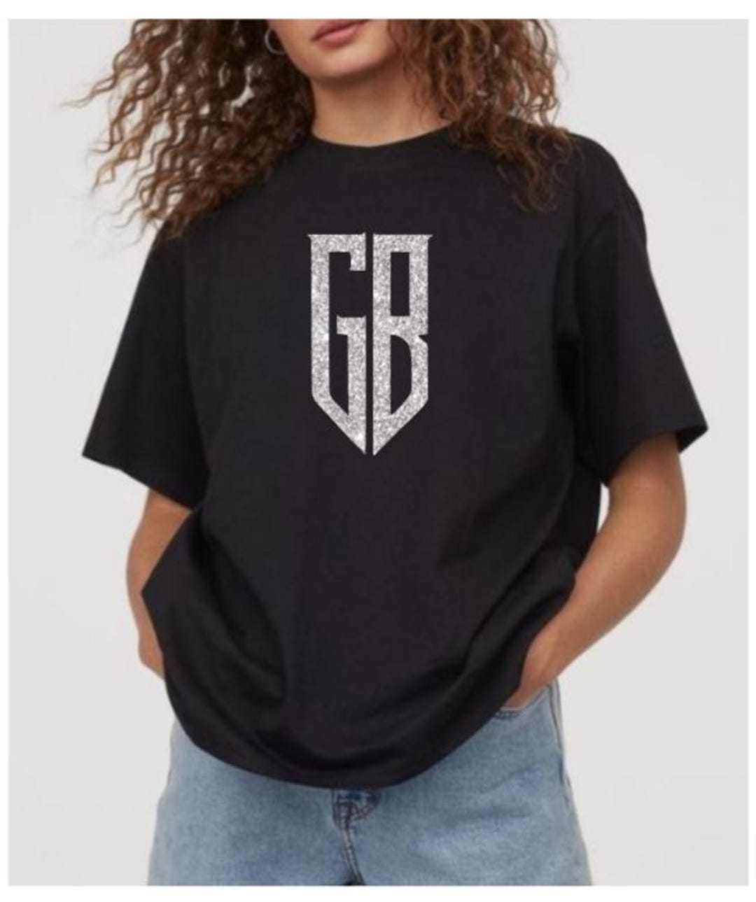 Gabito Ballesteros Silver Glitter Shirt, Mexican Corridos Tumbados, GB ...