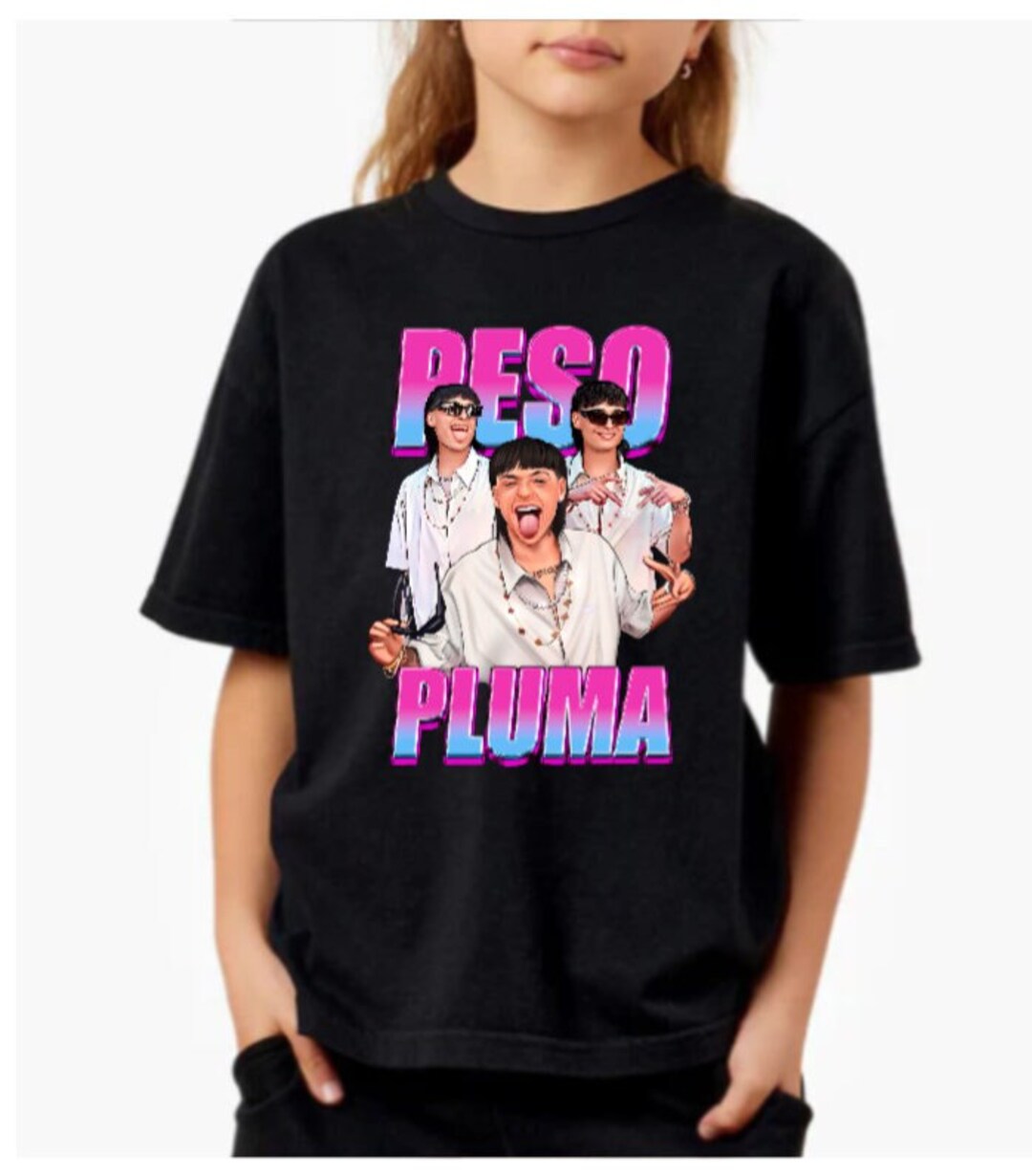Kids Peso Pluma Kids Shirt, Doble P Kids Shirt, Graphic Tee, Peso Pluma ...