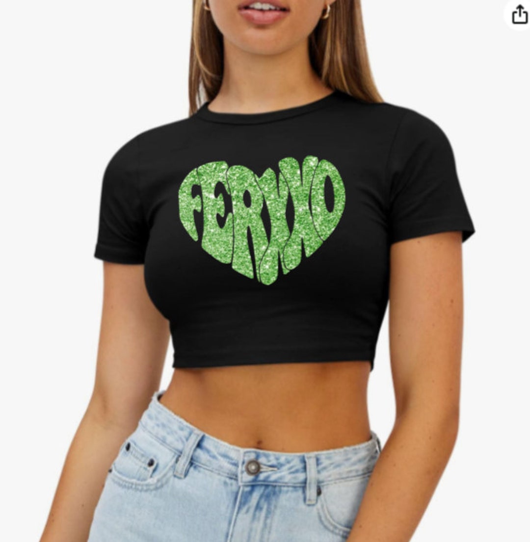 Ferxxo Glitter Heart Crop Top, Mor Team, Feid Merch, Ferxxo Sunglases ...
