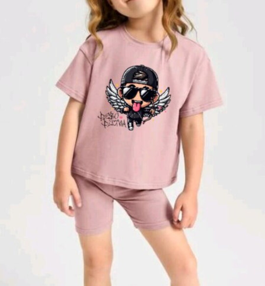 Baby Peso Pluma Kids Shirt, Peso Pluma Pink Heart Kids Shirt, Toddler ...