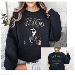 Peso Pluma Exodo Tour Sweatshirt, Birthday Gift, Cool Street Apparel ...