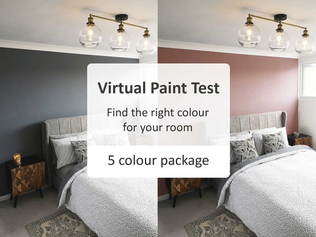 Virtual Paint Colour Test - up to 5 Colours | Interior Design Service ...