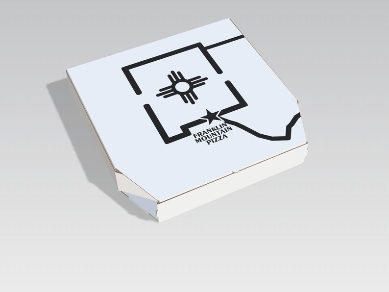 Personalized 5-inch Pizza Boxes, White or Kraft, Eco-friendly, Made in ...