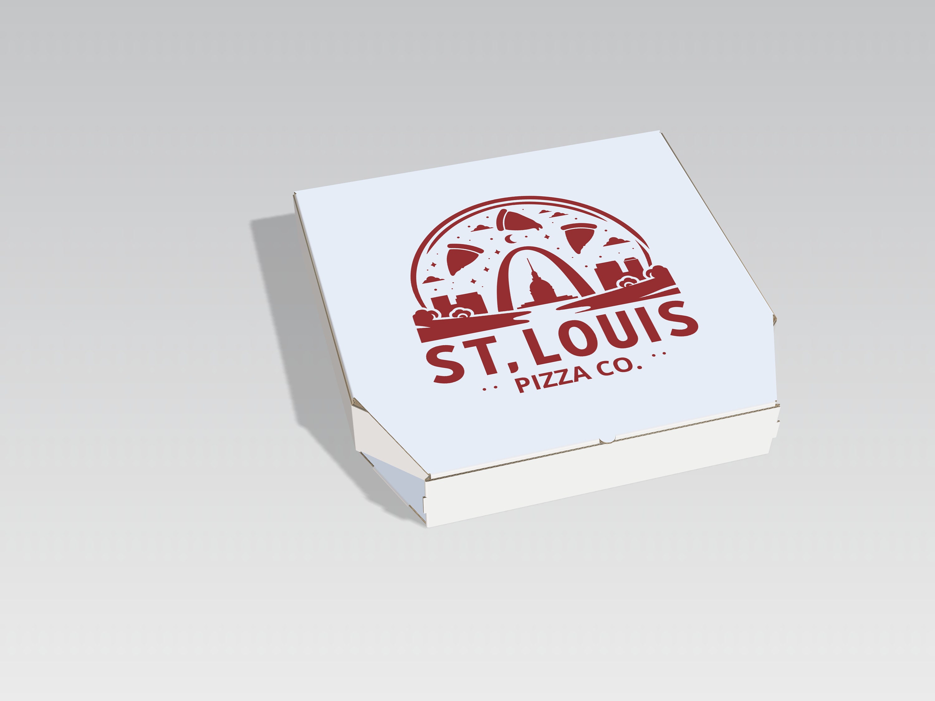 Personalized 5-inch Pizza Boxes, White or Kraft, Eco-friendly, Made in ...