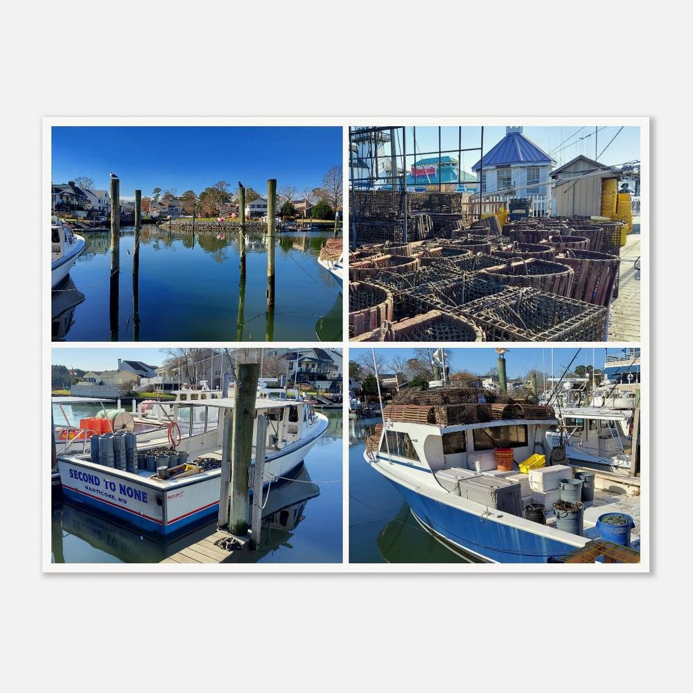 Rudee Inlet Marina, Virginia Beach, VA Museum Quality Matte Paper ...