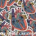 Anatomical Heart Sticker, Anatomy Stickers, Cardiology Stickers, Nurse ...