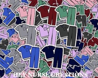 Scrub Life Nurse Sticker - Etsy