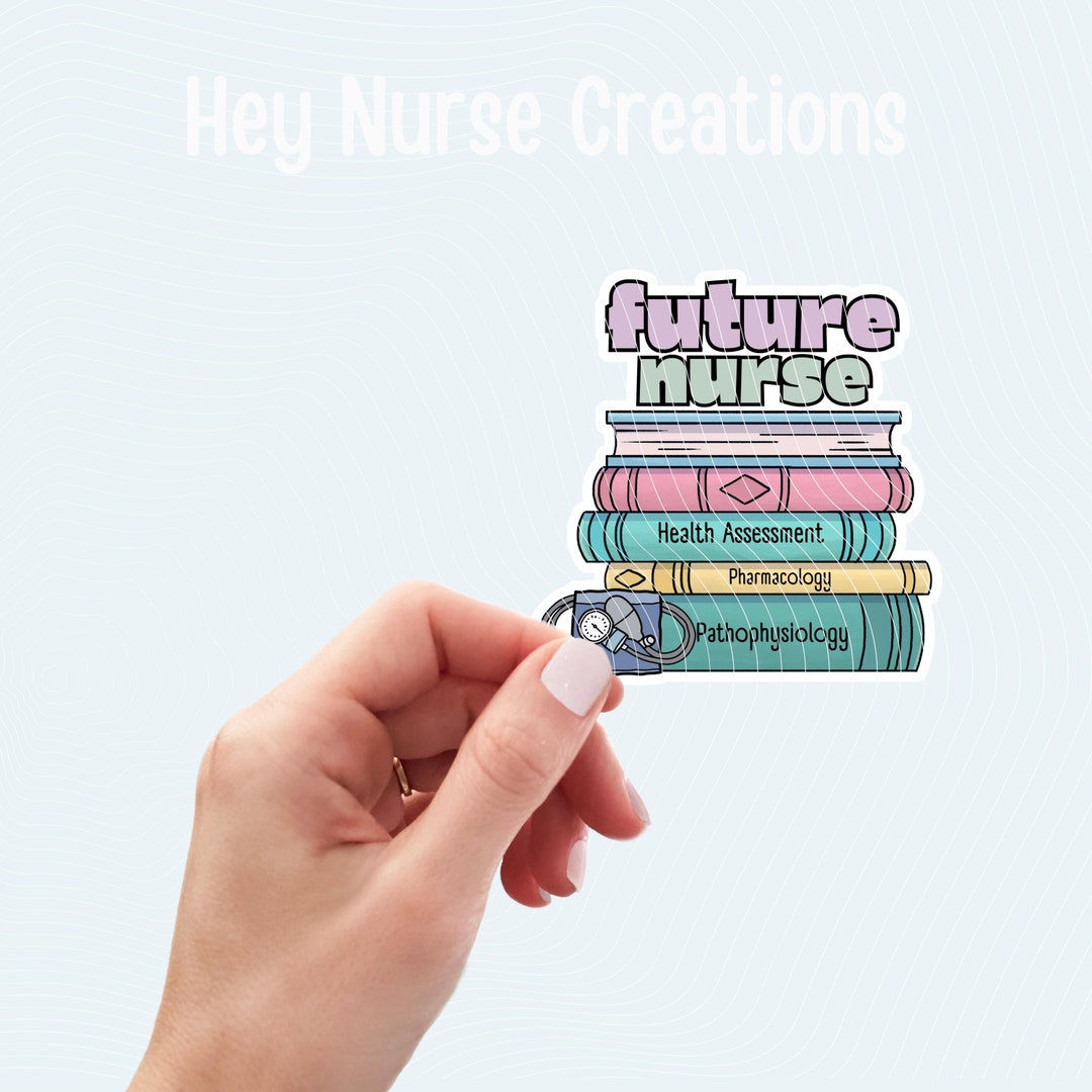 Student Nurse Sticker. Nursing School Sticker. Funny Nursing Sticker ...