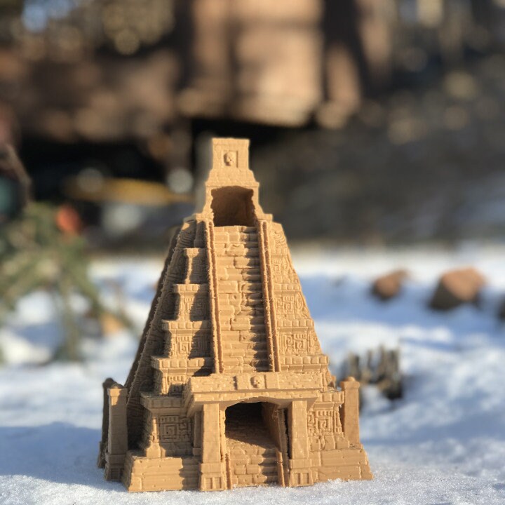 Mayan Temple Dice Tower // Free Gift With Purchase // Dnd D&d Rpg ...