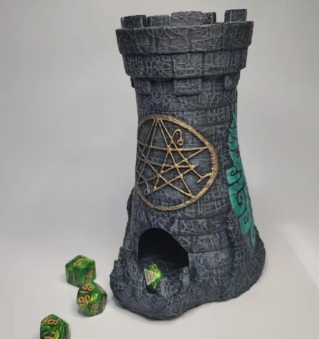 Cthulhu Dice Tower // Free Gift With Purchase // Dnd D&d Rpg Dungeons and Dragons Pathfinder ...