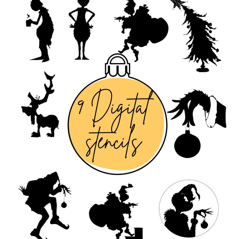 Grinch Window Art - Etsy